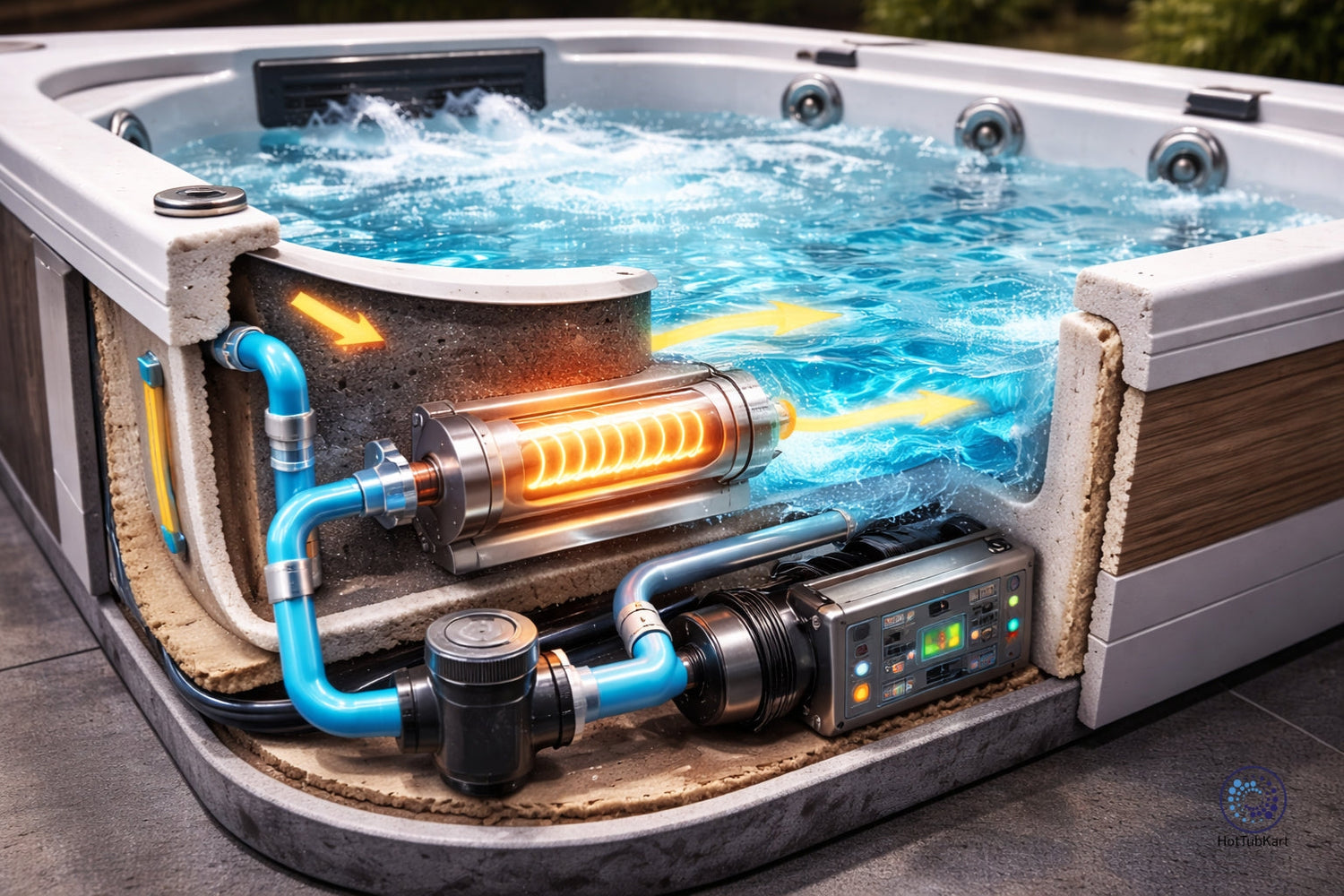 HotTubKart Explains the Science of Spa Heating Systems