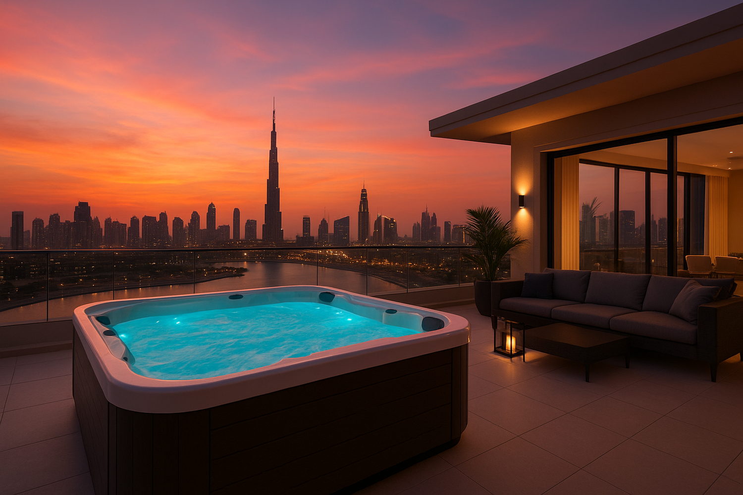 Why Hot Tubs Are Perfect for Dubai Villas & Rooftops – HotTubKart